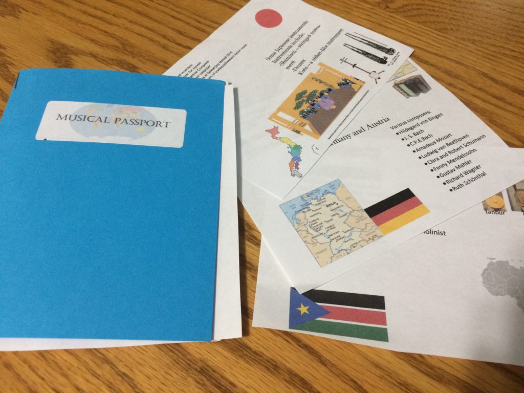 Musical Passports – Alyssa's Music Studio